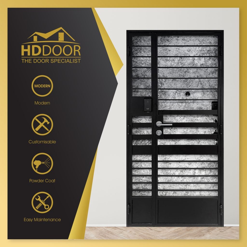 Mild Steel Gate HD-503 | Metal Gate For HDB Singapore