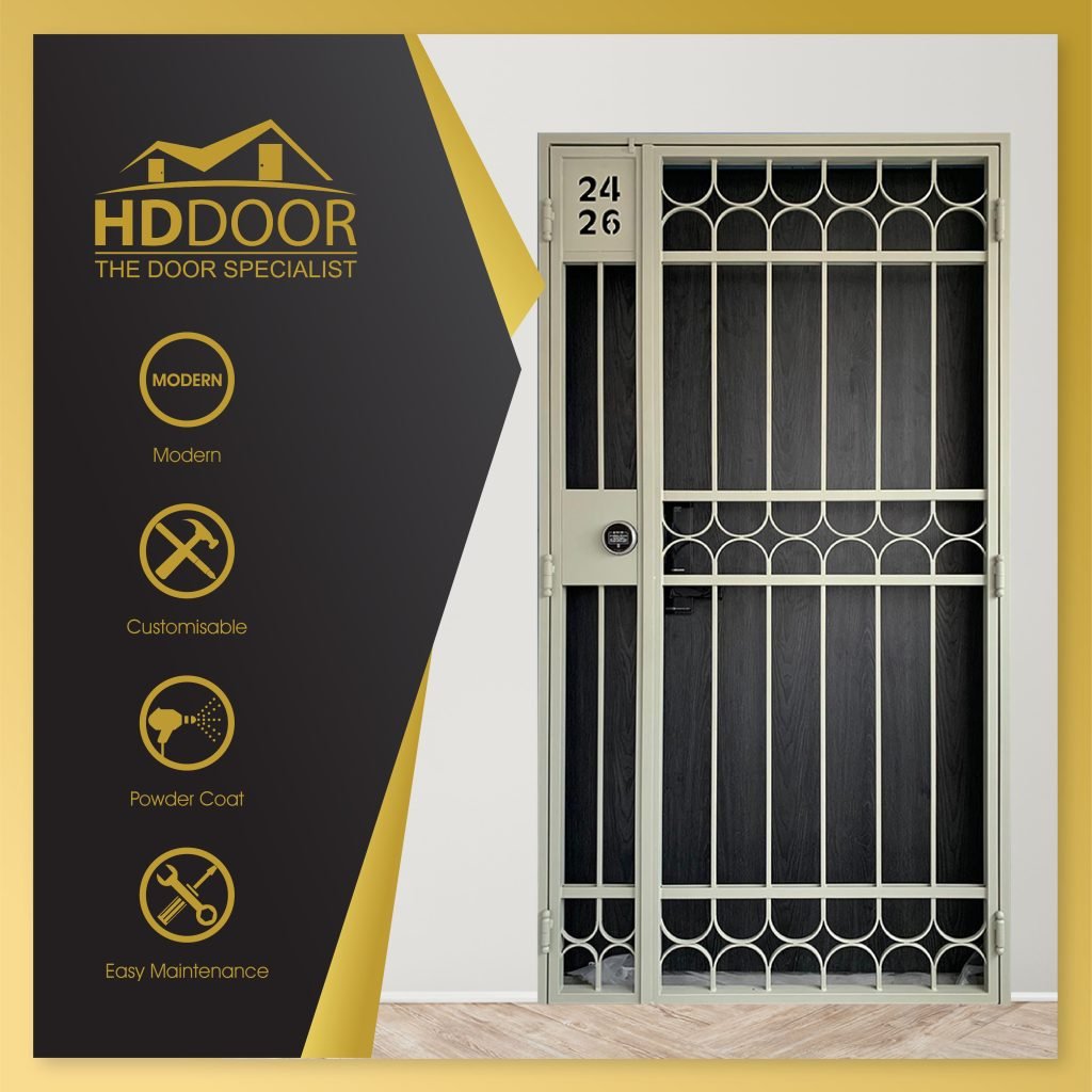 Mild Steel Gate HD-503 | Metal Gate For HDB Singapore