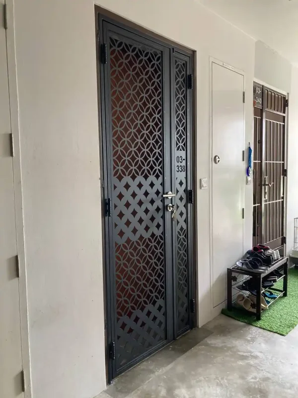 3D Laser Cut Design Gate - HDL15 | Laser Cutting Gate Model Singapore