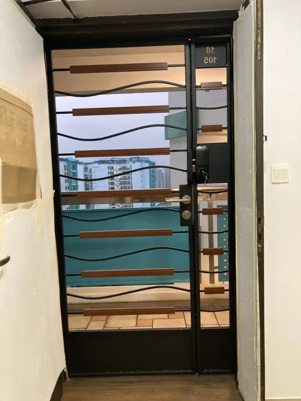 Mild Steel Gate HD-544 | HDB Metal Gate Supplier Singapore