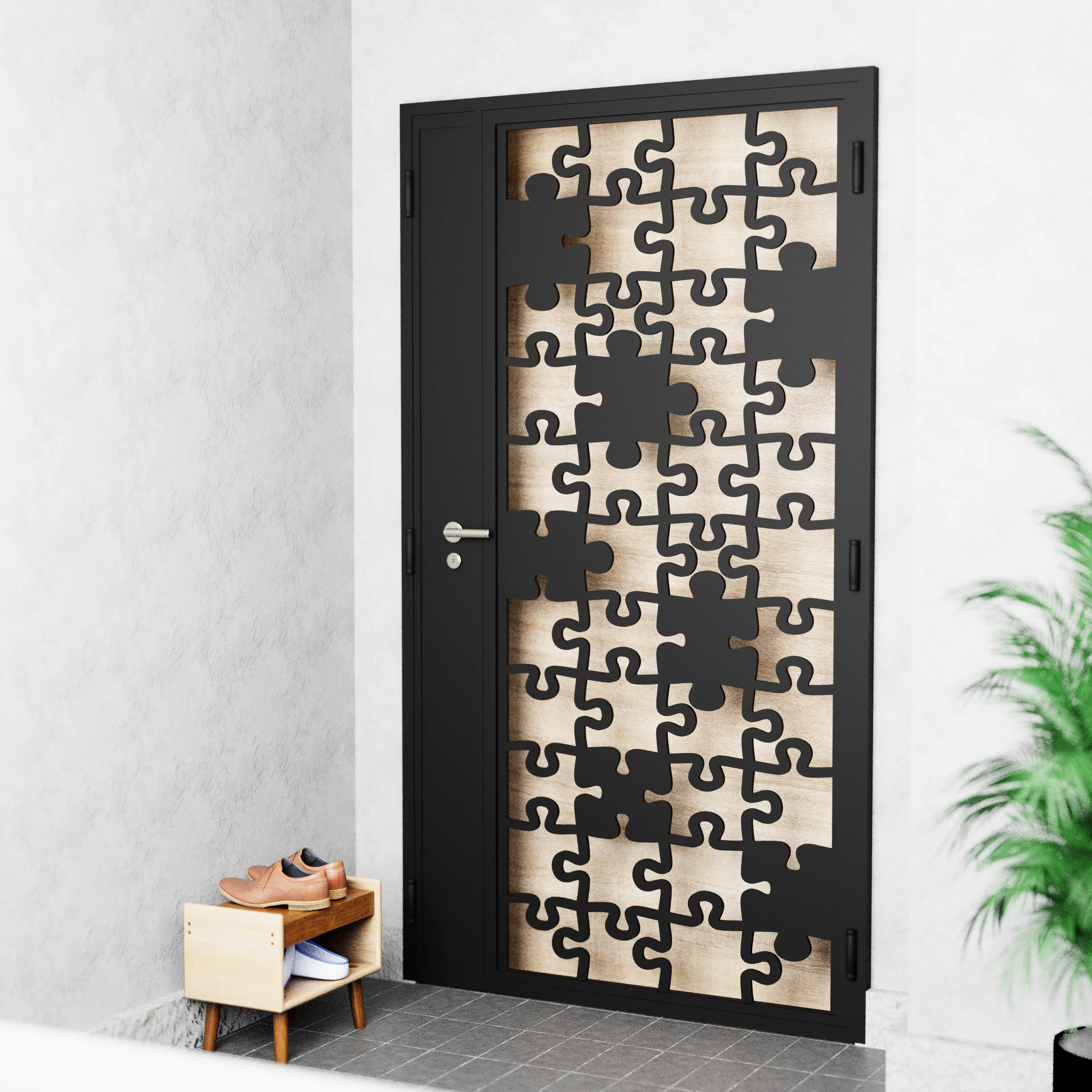 3D Laser Cut Design Gate - HDL21 | Laser Cut Gate Woodlands