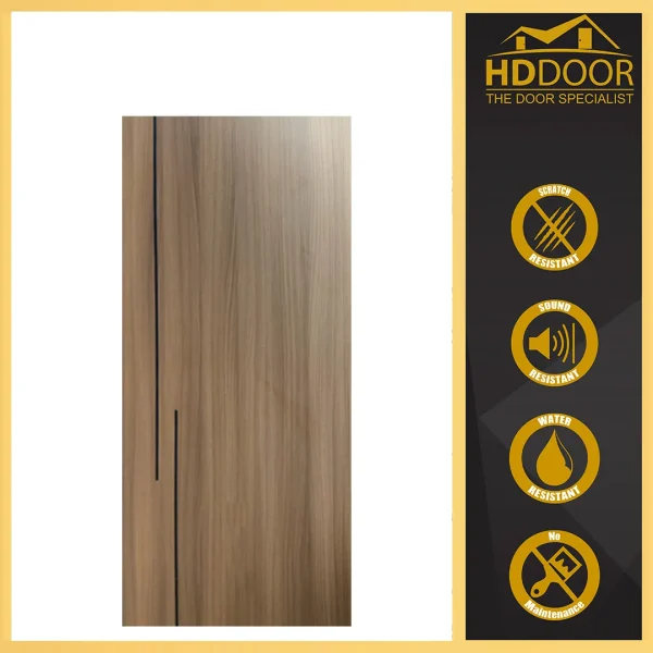 Full Solid Laminate Bedroom Door BD-006-2 - Bedroom Door in SG