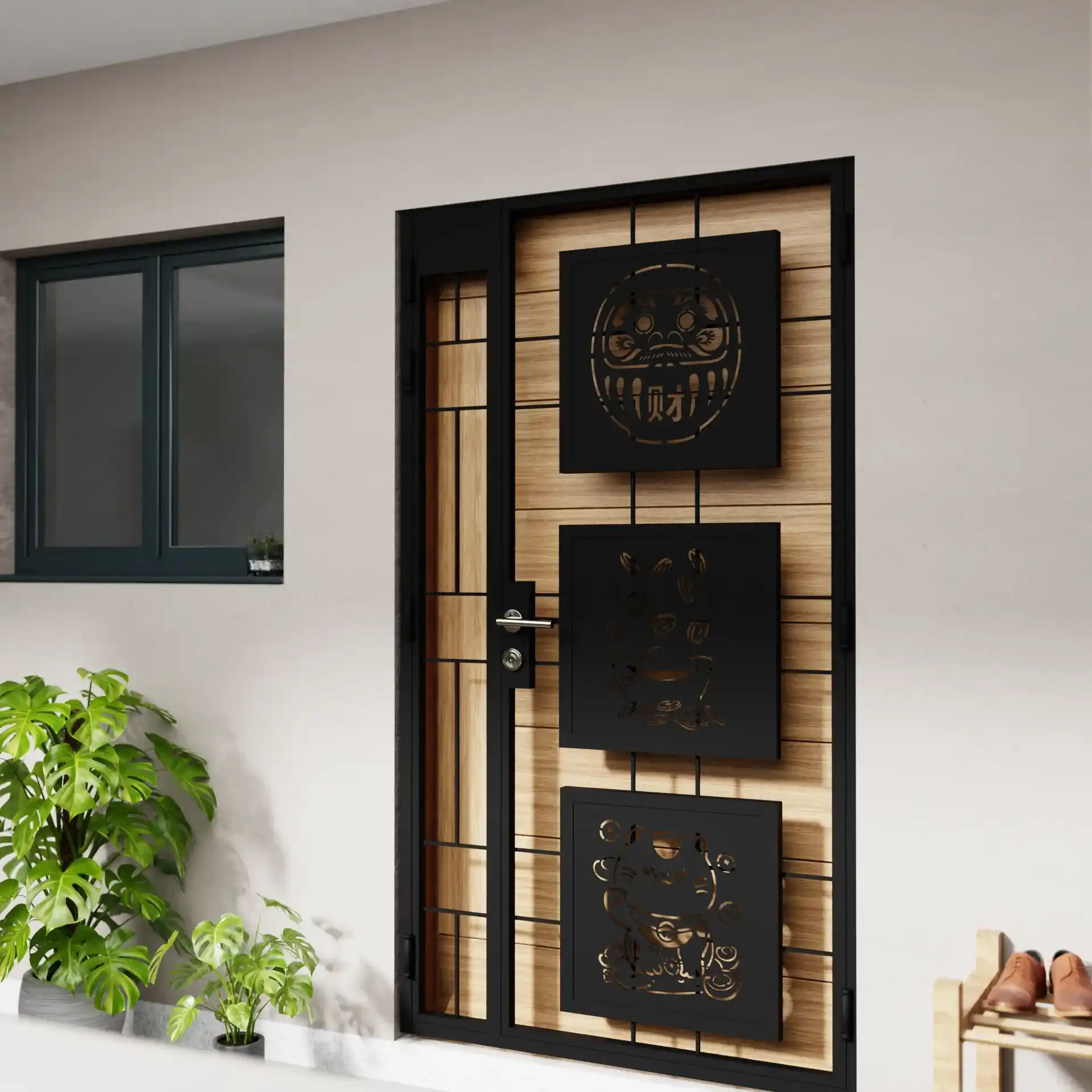 WAG Gate - 159 | Wall Art Gate Singapore | HDB & BTO Gate