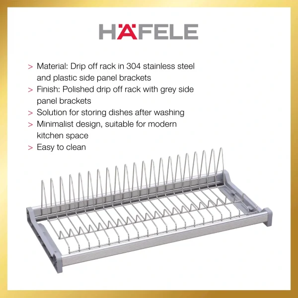 Hafele Dish Drainer System | Kitchen Appliances Singapore